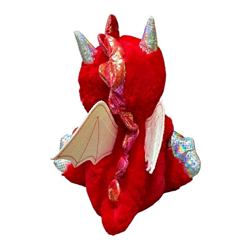 MTY Red Winged Devil Dragon Valentine Plush 11 Inch Stuffed Animal ...
