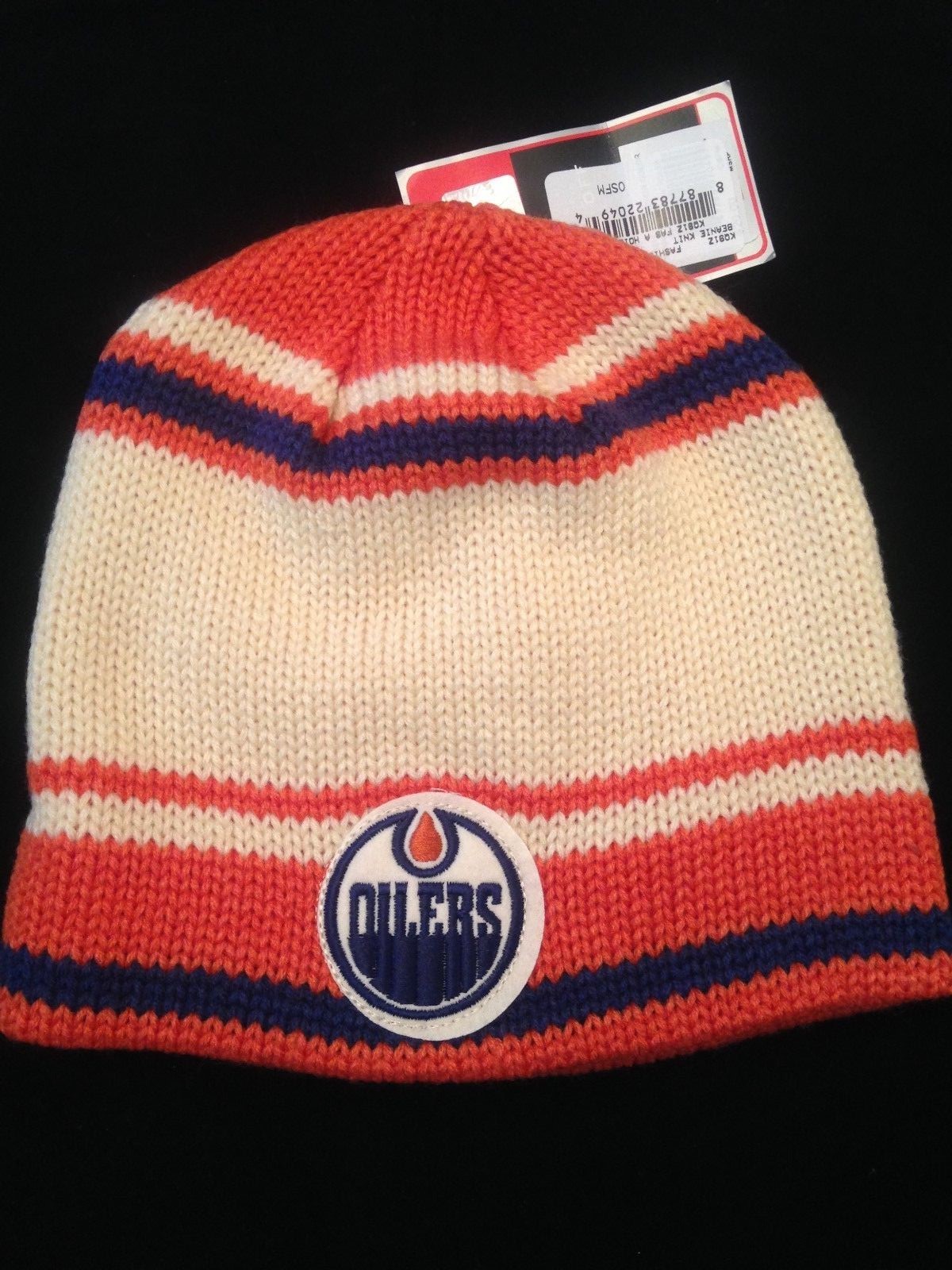 Edmonton Oilers NEW Adult Winter Knit Hat . NHL Hockey Warm Men Women ...