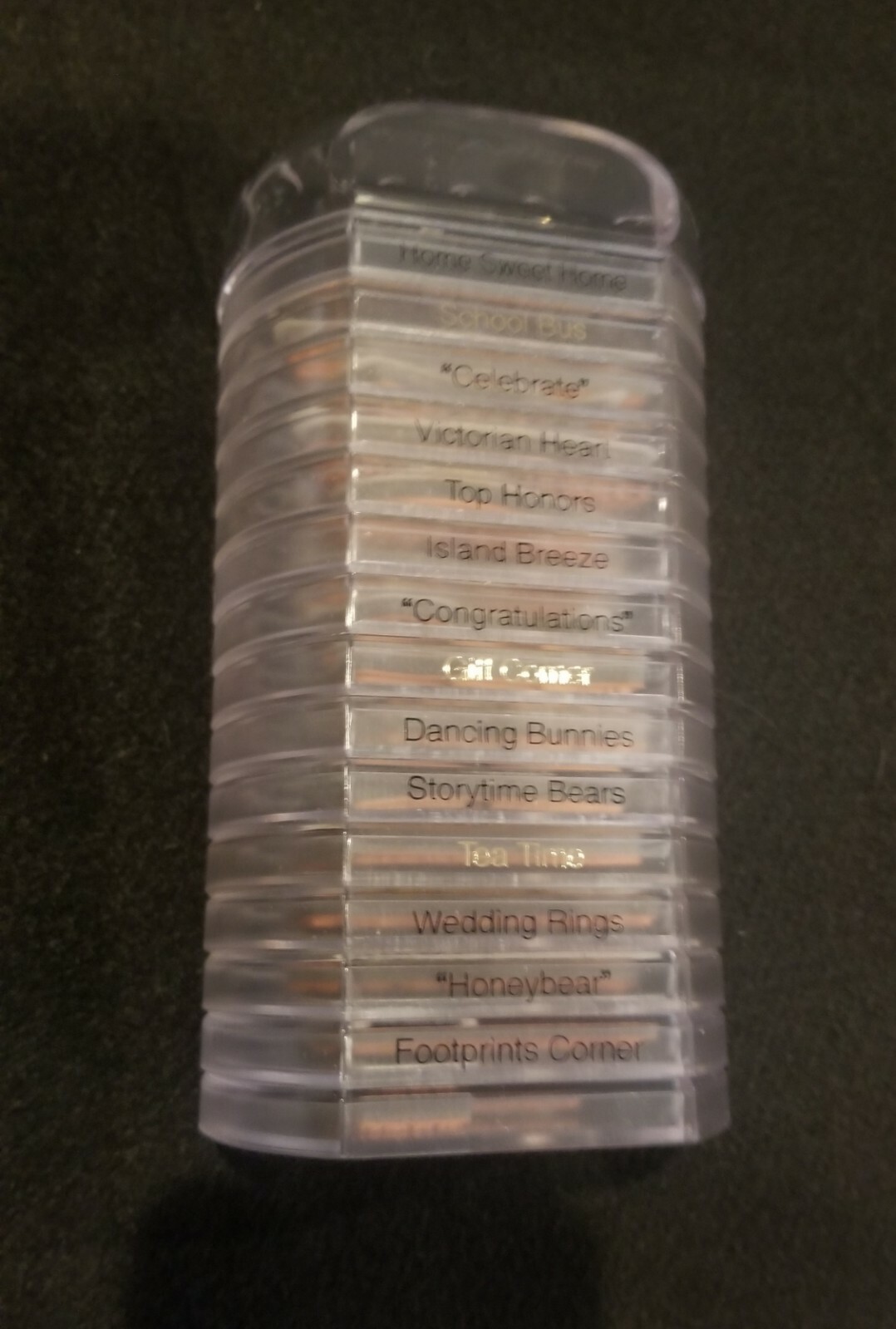 Craft Stamps Set (14) Fiskars Stacking Stackable Plastic New | eBay