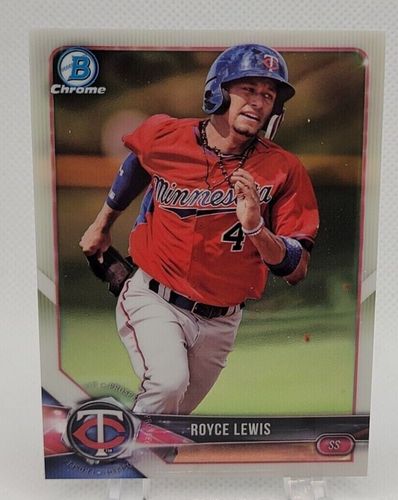 ⚾ROYCE LEWIS ROOKIE RC 2018 Bowman CHROME Minnesota Twins MLB Baseball ...