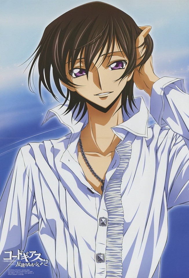 poster promo Black Butler Kuroshitsuji Code geass R2 anime Lelouch ...