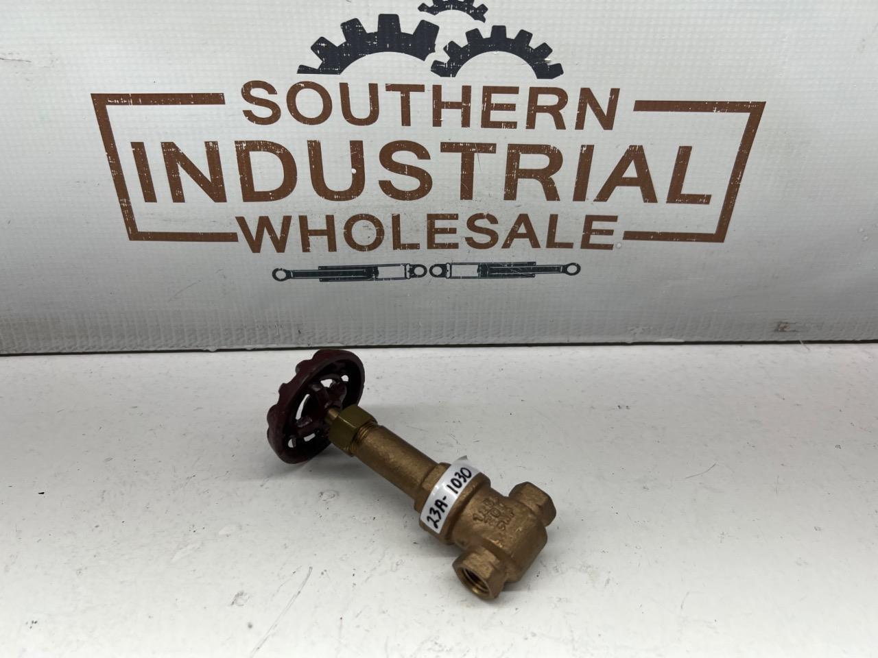 Crane 428 Gate Valve 1/4" 125lb 200CWP FNPT Bronze Handwheel Actuator ...