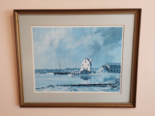Cavendish Morton (1911-2015) Artist Signed Print "Tide Mill ...