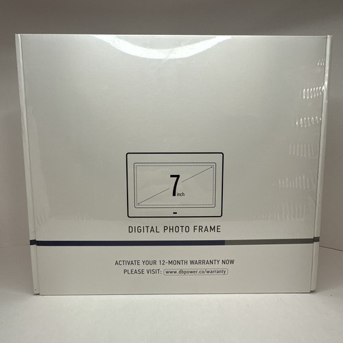 7 inch digital picture frame DBpower HD 1024 x 600 IPS Display w ...