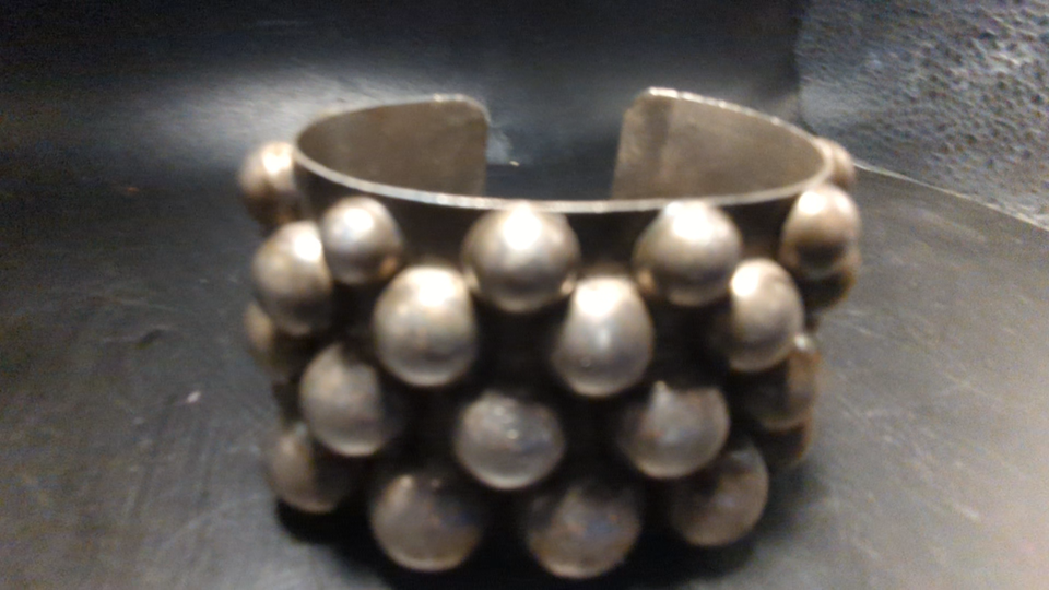 Vintage Brenda Schoenfeld Sterling Silver Cuff Taxco Mexico | eBay