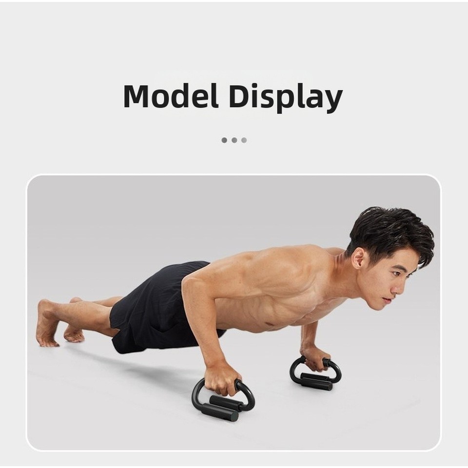 S-Shape Handle Push-up Stand Ergonomic S-shaped Design Thickened Steel ...