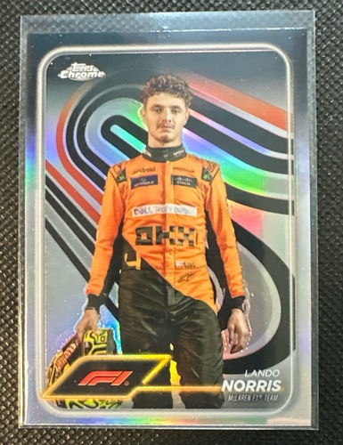 2024 Topps Chrome F1 Lando Norris Refractor F1 #7 | eBay