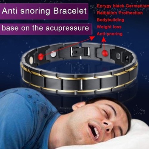 Magnetic Bracelet Anti-snoring Health Care Anti Snore Wrist Watch Sleep ...