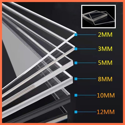 Clear Polycarbonate Plastic Sheet Plate Protected High Impact 1mm ...