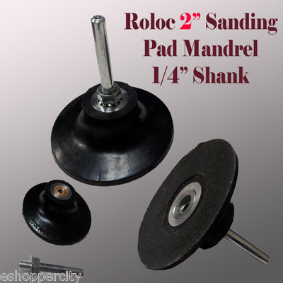 2" Roll Lock for Roloc Type Sanding Polishing Disc Mandrel Arbor Type R ...