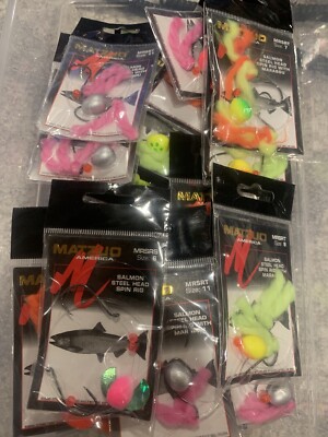 3 Packs Matzuo Salmon Steelhead Coho Rigs Assorted Colors Styles | eBay