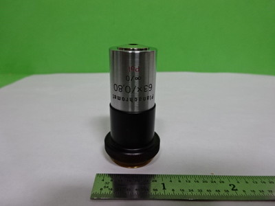 MICROSCOPE PART ZEISS GERMANY POLMI OBJECTIVE 63X POL OPTICS AS IS #AQ ...
