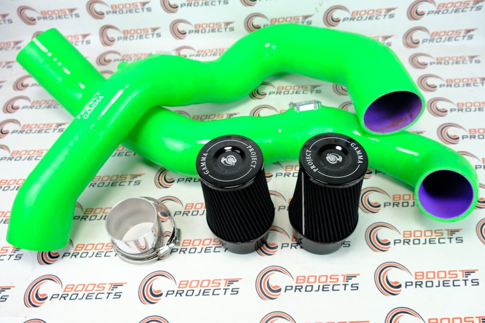 Project Gamma Lime Green Intake w/Filter For BMW M3 M4 M2C F80 / F82 ...