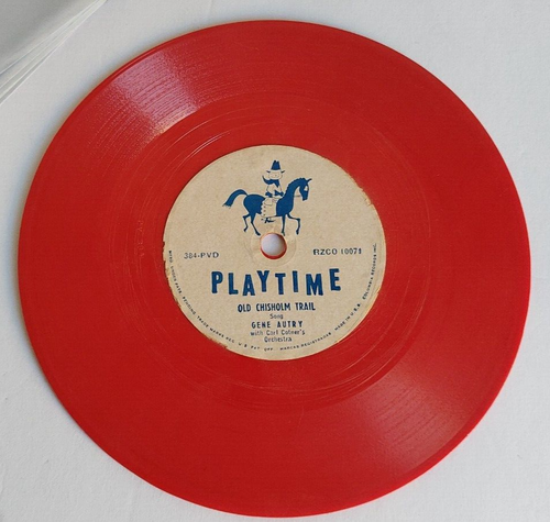 OLD CHISHOLM TRAIL, THE BIG CORRAL SONG BY GENE AUTRY. PLAYTIME RED ...