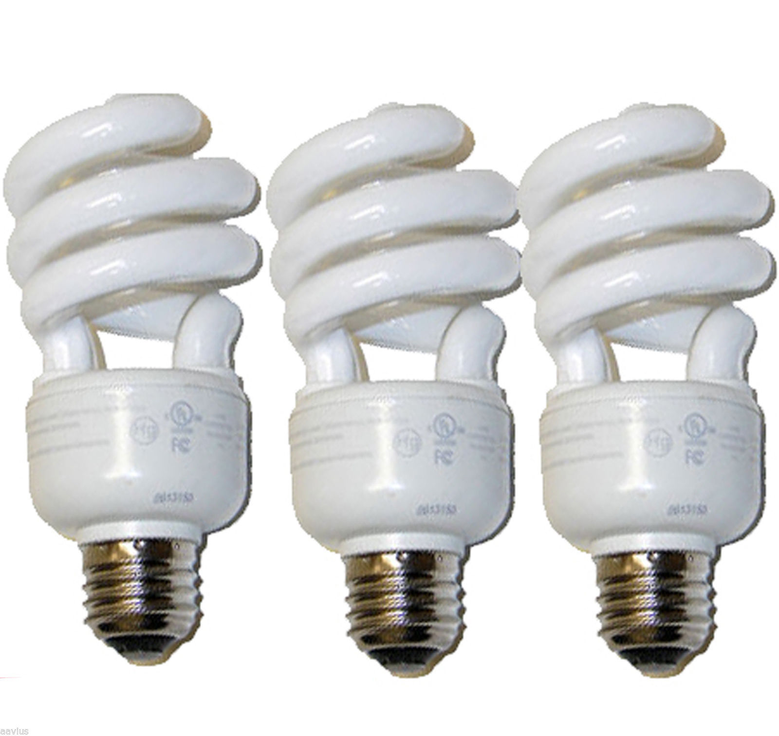 14W CFL Compact Fluorescent Twist Green Lamp Light Bulb a Pack of 3 | eBay