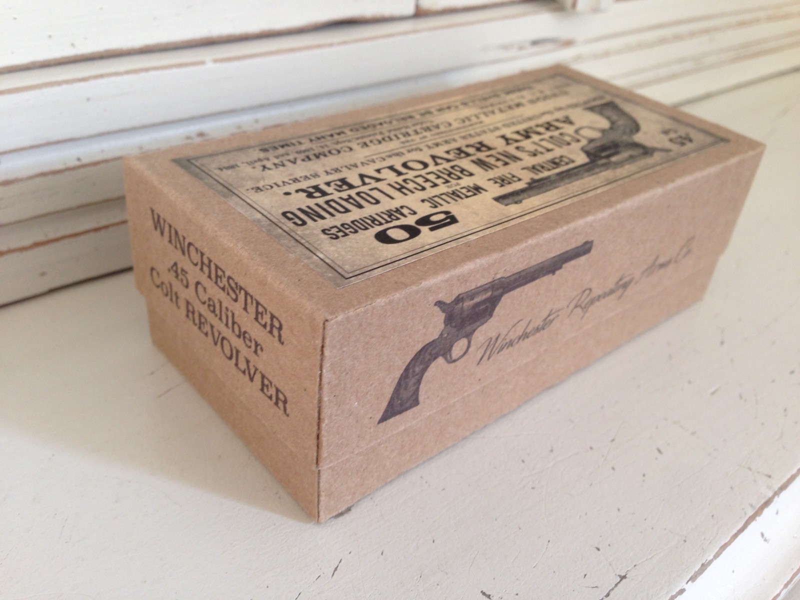 DECO 45 Long Colt Army Revolver Ammo box cartridges Old West Western | eBay