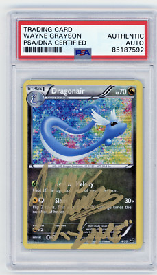 PSA Signed Wayne Grayson Pokémon TCG Dragonair Dragon Vault 4/20 | eBay