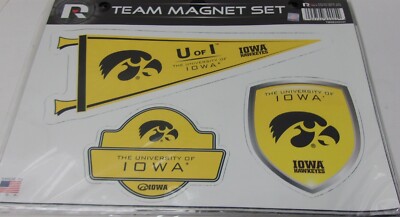 Univ. of Iowa Hawkeyes 3-piece Team Magnet Set. Great Graphics. #589 | eBay