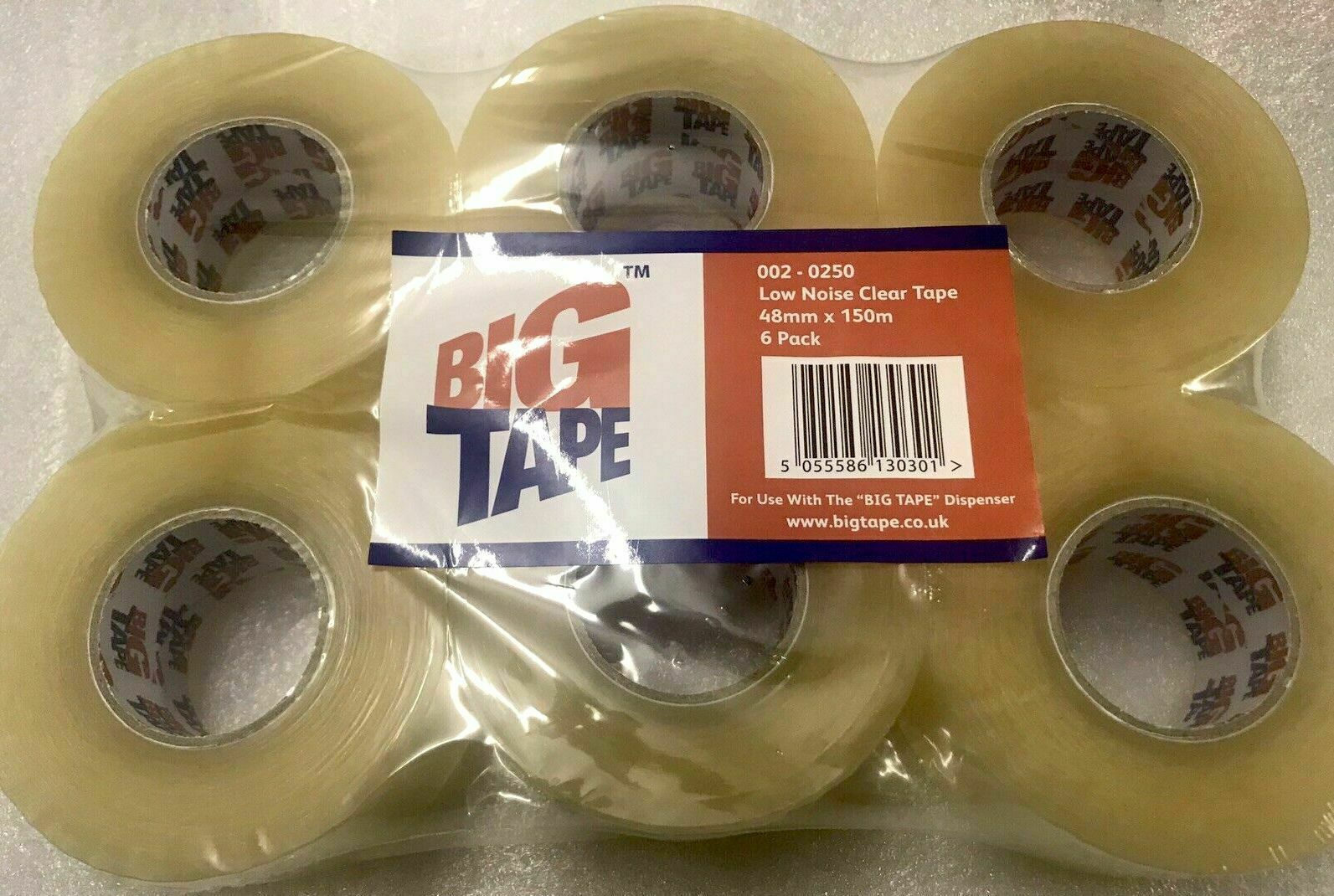 30x Extra Long 150m Roll Clear Big Tapes Packing Sellotape Each Tape ...