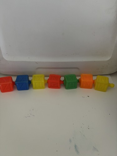 Vintage Beech-Nut Like Plastic ALPHABET PLAY BLOCKS Interlocking Lette ...