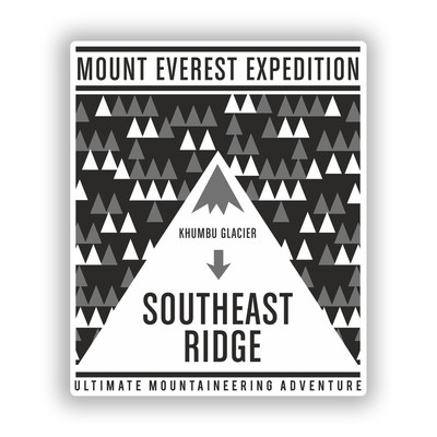 2 x Mount Everest Vinyl Stickers Travel Luggage #10496Â | eBay UK