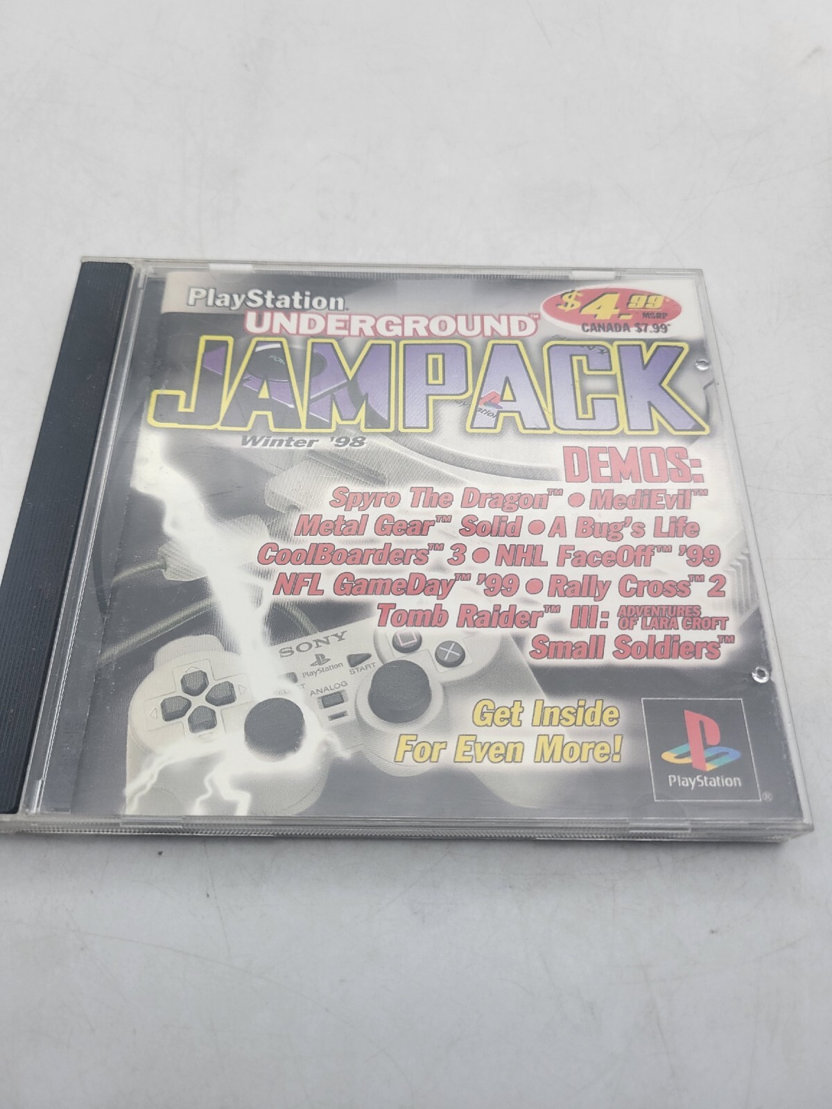 PlayStation Underground Jampack: Winter '98 (Sony PlayStation 1, 1998 ...