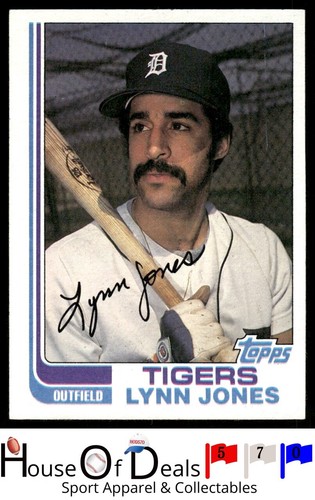 1982 Topps #64 Lynn Jones Detroit Tigers Baseball Card | eBay