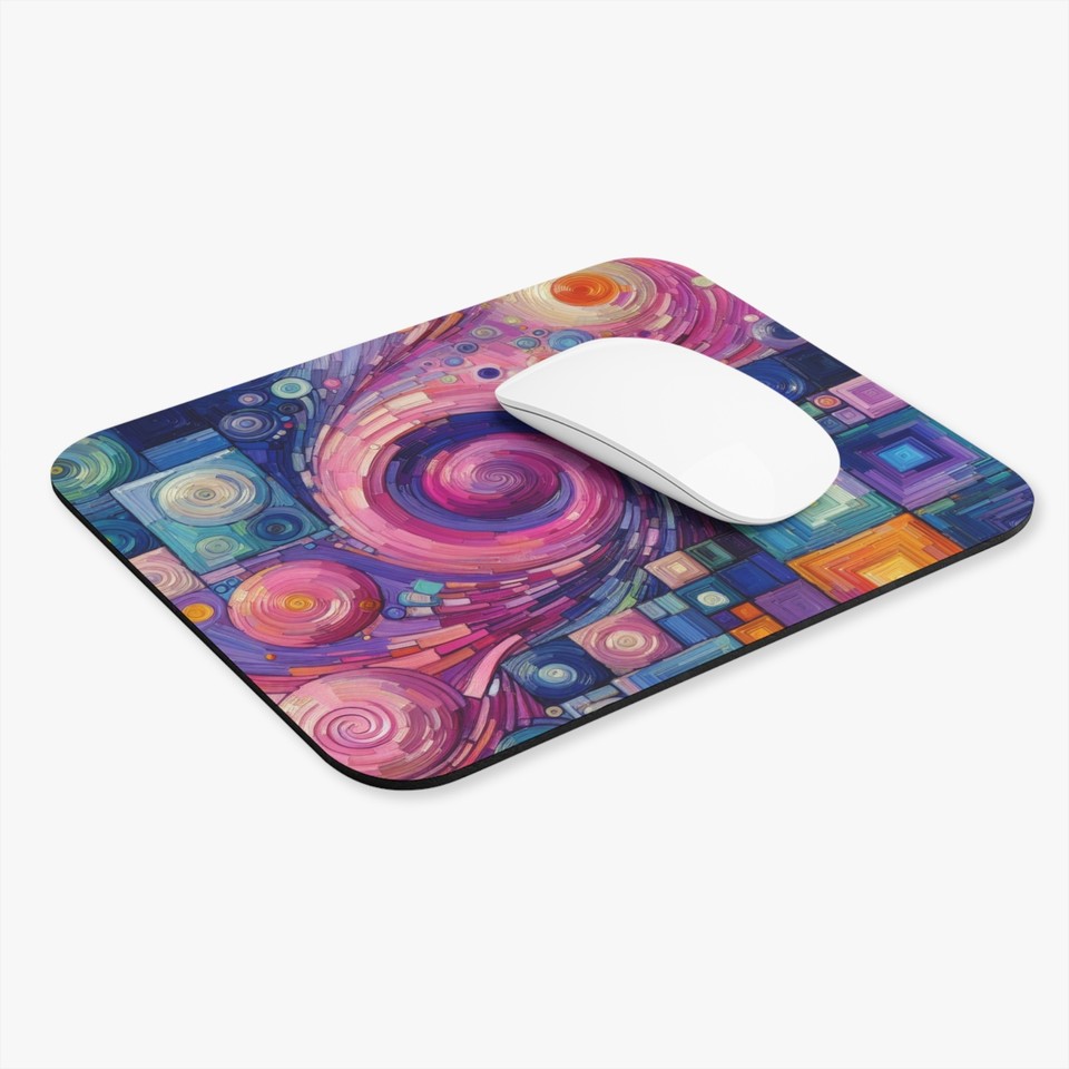 Mouse Pad (Rectangle) Swirls, Circles and Boxes Design 11 | eBay