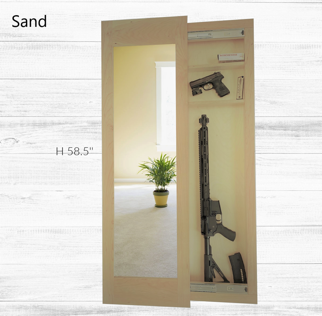 Mirror Gun Cabinet