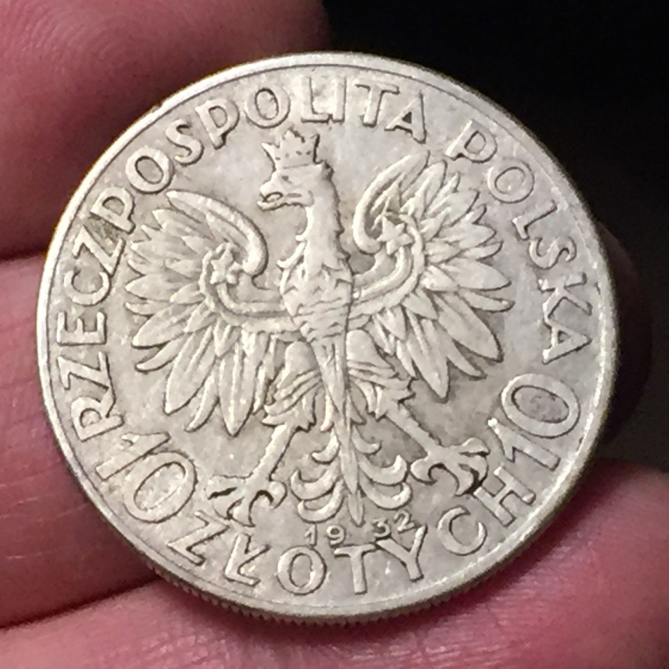 POLONIA 10 ZLOTYCH 1932 SILVER COIN MONETA ARGENTO NUMISMATICA ...