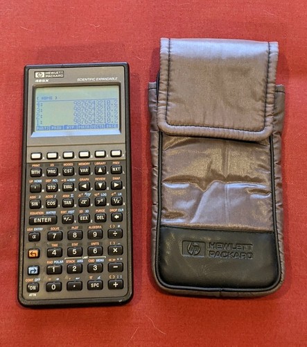 Hewlett Packard HP 48SX Scientific Expandable Calculator With Case ...
