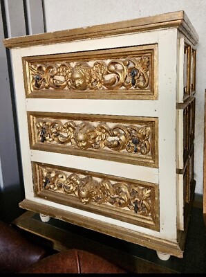 Antique Italian Renaissance Chest With Cherubs & 3 Drawers - C. 1900 | eBay