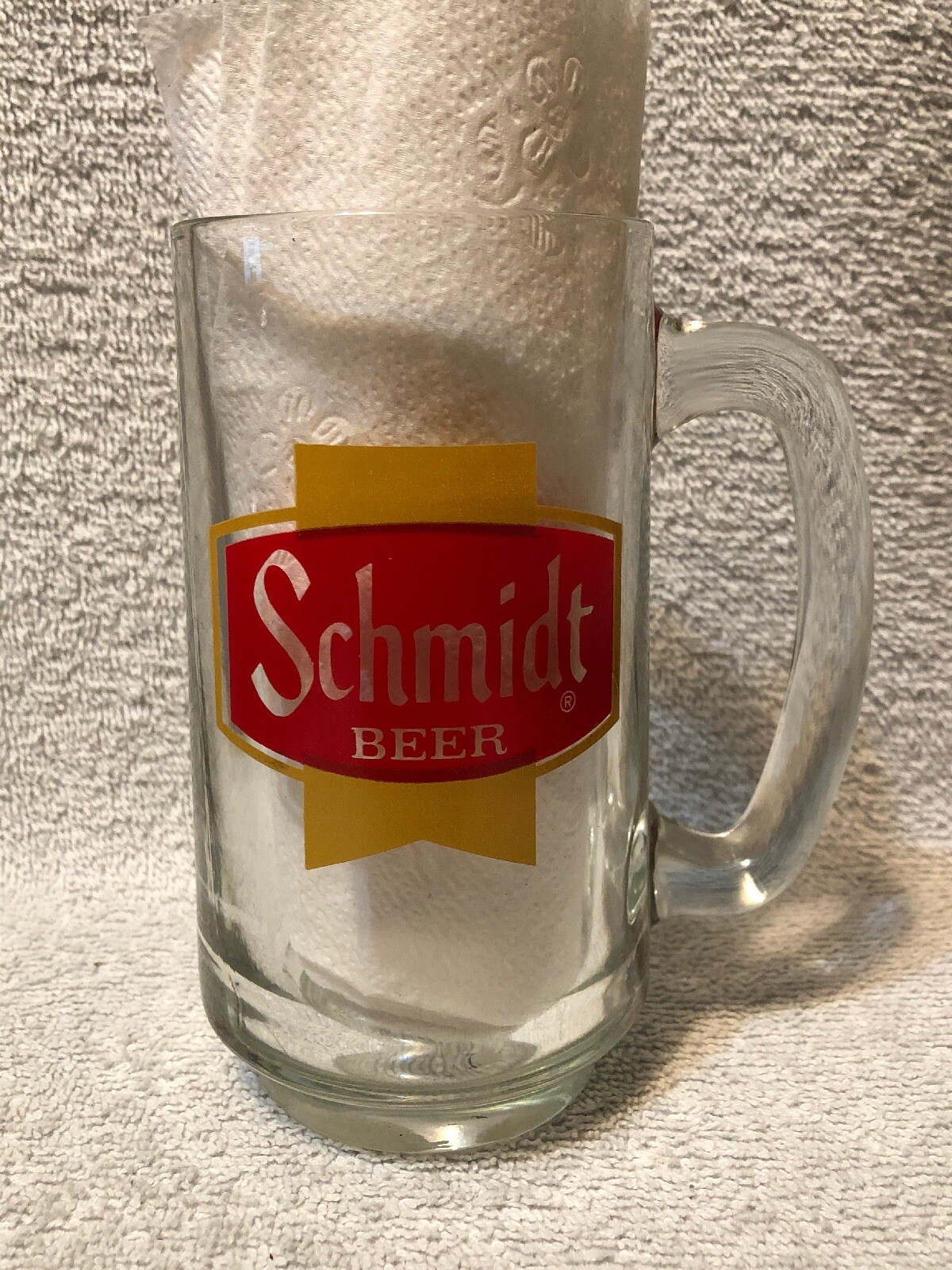 Vintage Schmidt Beer Stein Mug with Schmidt beer logo | eBay