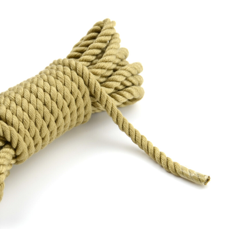 33ft/10m Thick 2PCS Cotton Rope Bondage Restraint Japanese Shibari BDSM ...