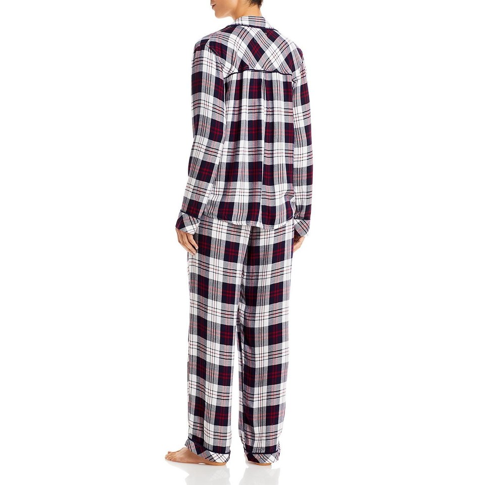 Rails Plaid 290414 Herringbone Pajamas in Spruce Seafoam White, Size X ...