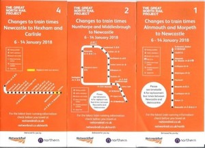 Network Rail Northern timetables Newcastle rebuild Hexham Chathill ...
