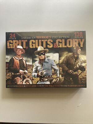 Grit, Guts, & Glory: American Heroes Collection War Action (DVD, 24 ...