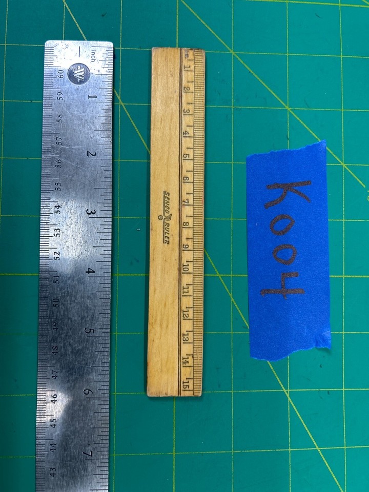 Vintage Senco Wood Double Sided Metal Edged 6 Inch Ruler | eBay