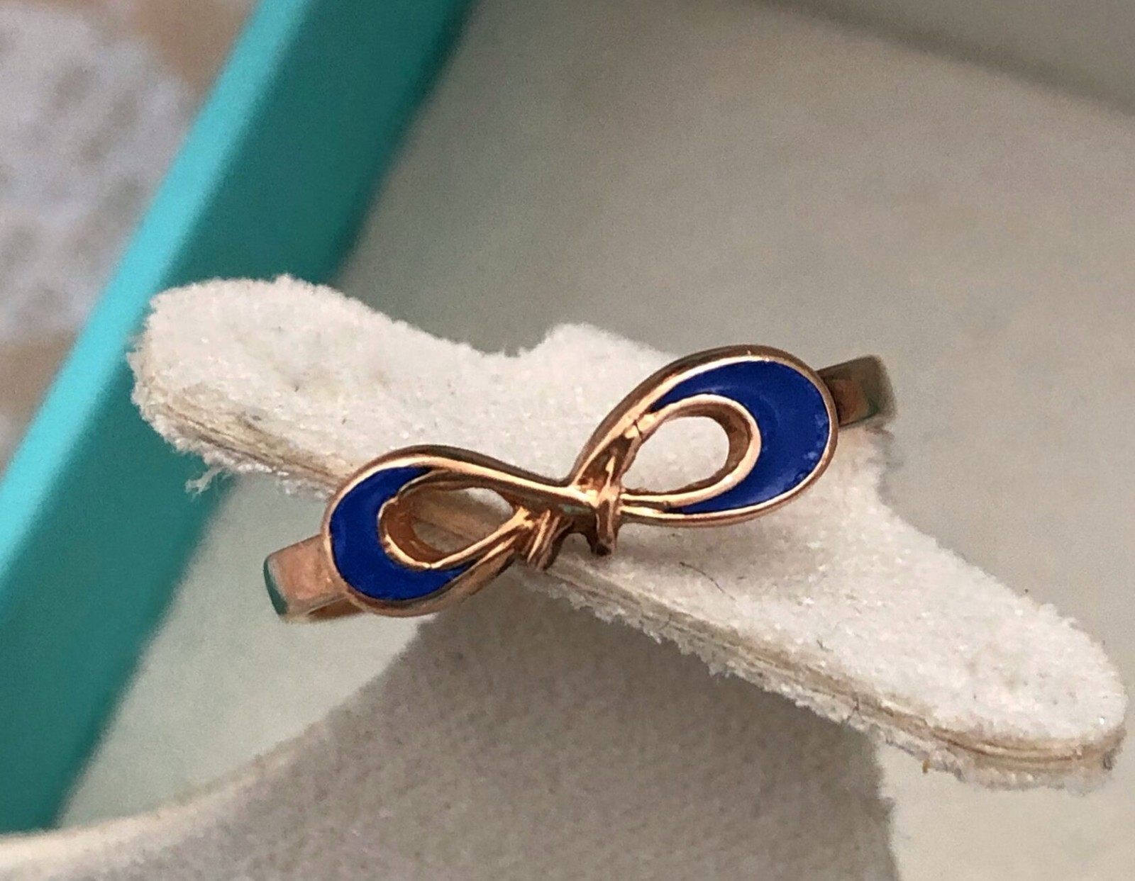 Lovely Vintage Ring Soviet Russian Rose Gold 583 14K Enamel Size 6 USSR ...
