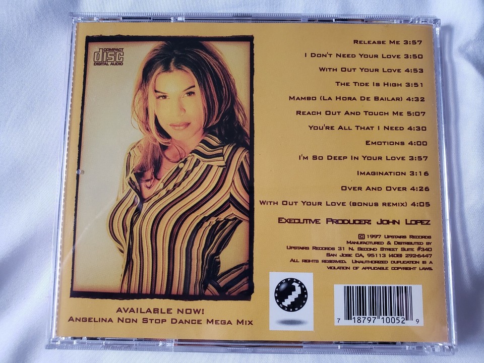 Angelina by Angelina (CD, 1996) The Album 90s Dance Freestyle Music ...