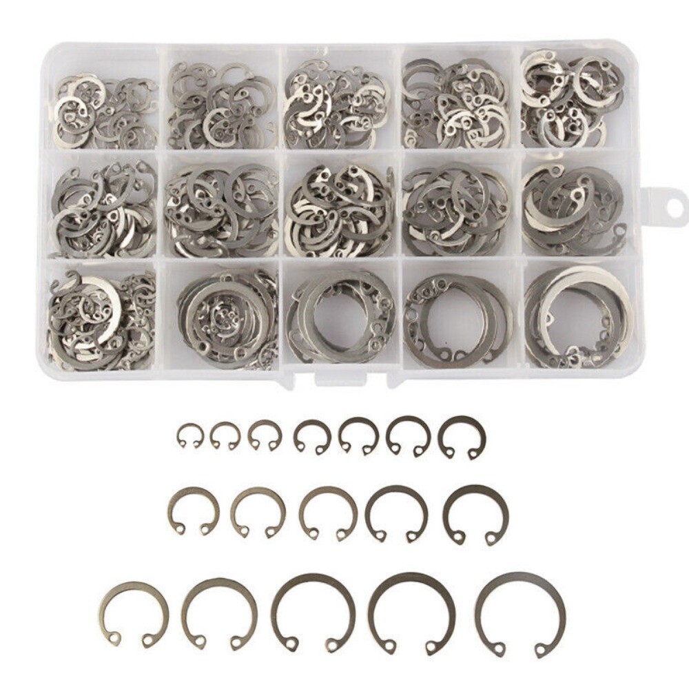 270pc Circlip Set external Circlips snap Ring assortment set retaining ...