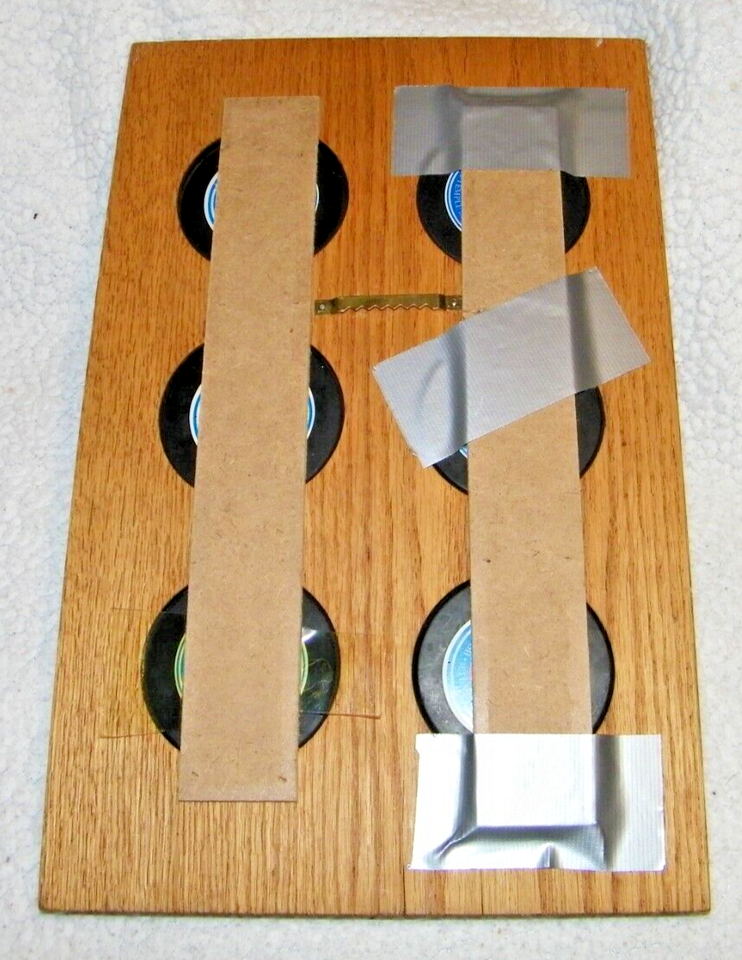 VINTAGE HOCKEY HALL OF FAME ORIGINAL SIX HOCKEY PUCKS & DISPLAY BOARD ...