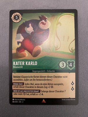 TCG Disney Lorcana Kater Karlo 88/204 Rare Non-Holo Deutsch NM | eBay.de