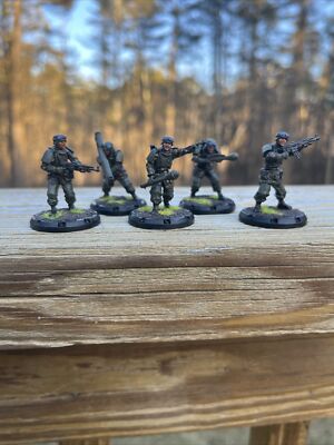 Dust Tactics Studio Axis Battle Grenadiers PAINTED | eBay