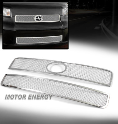 08-10 SCION XB UPPER+BUMPER STAINLESS STEEL MESH GRILLE GRILL COMBO ...