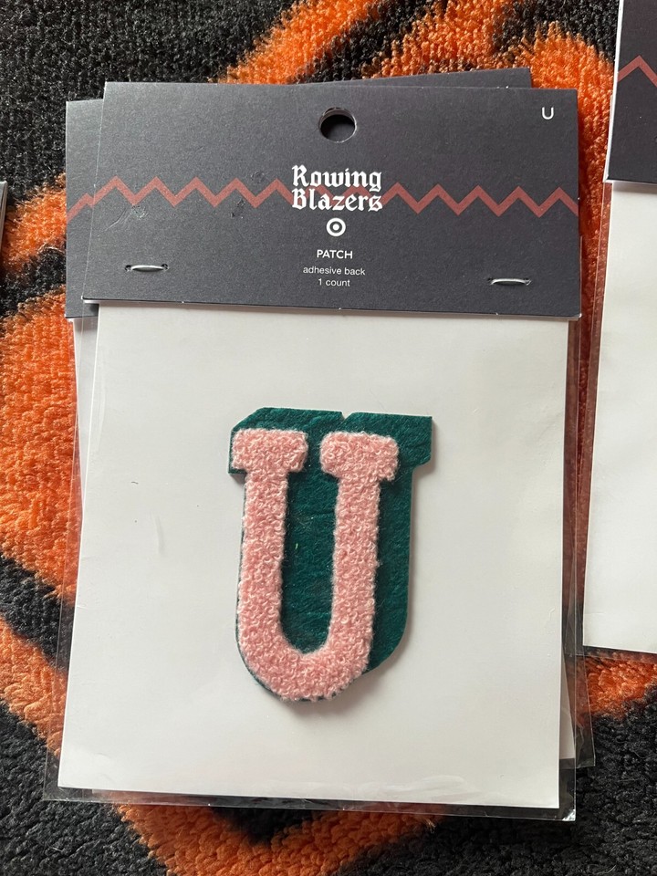 Target x Rowing Blazers Alphabet Patch / 1 Count | eBay
