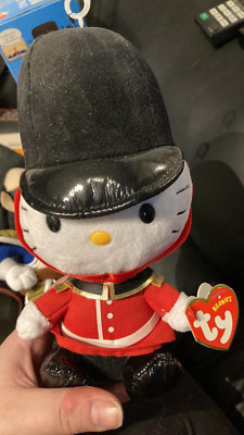 Sanrio Hello Kitty King's Royal Guard London Stuffed Plush 2014 Beanie ...