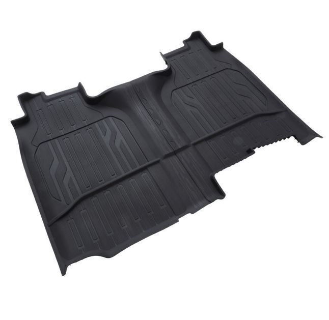 Factory OEM GM GMC Sierra Floor Mats Jet Black 2nd Row Interlocking ...