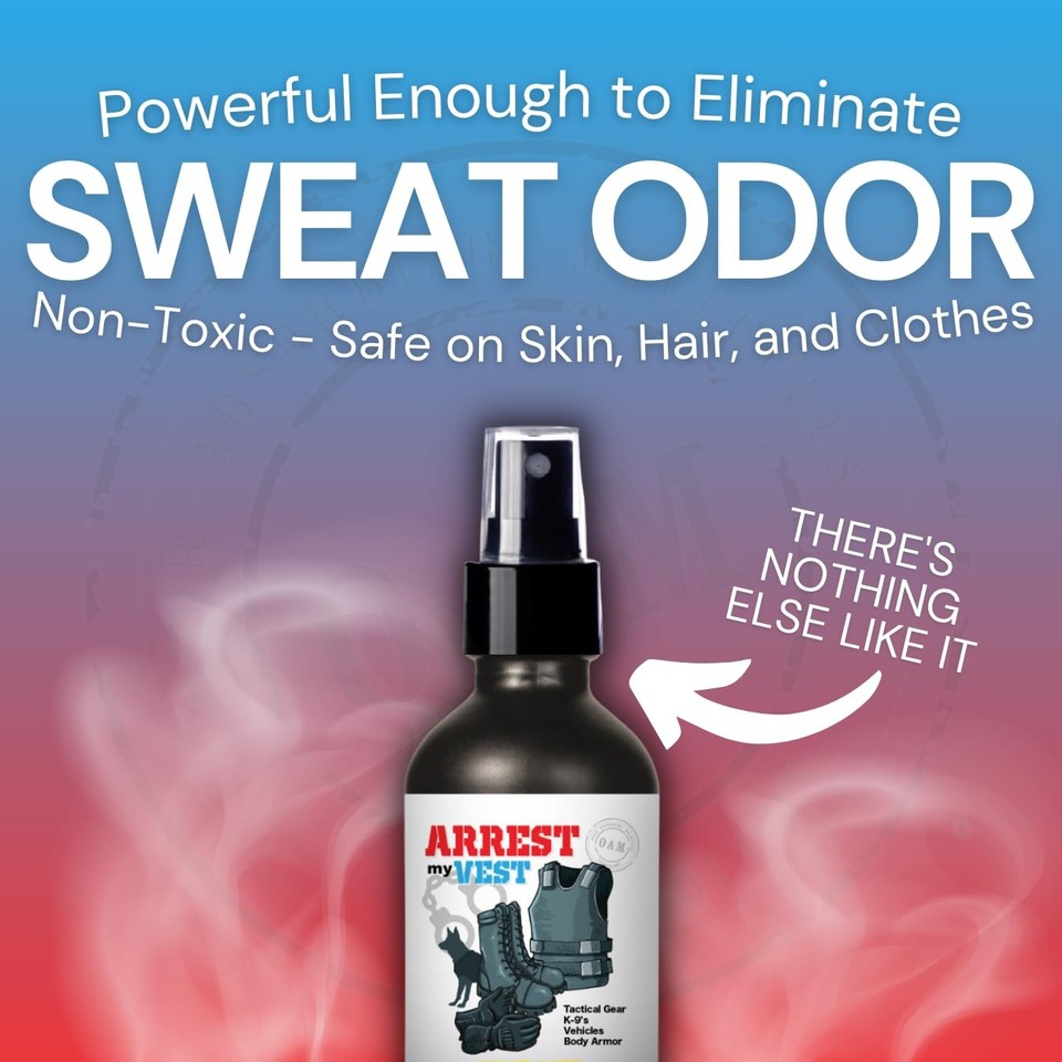 Military and Police Grade Odor Eliminating Spray for Body Armor Odor ...