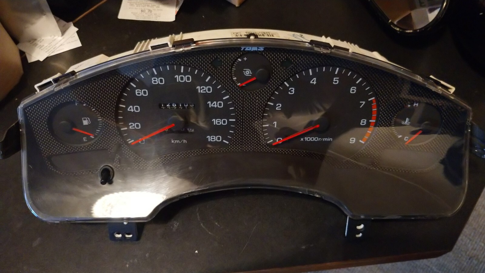Toyota MR2 MK2 turbo JDM RHD electronic gauge cluster with authentic ...
